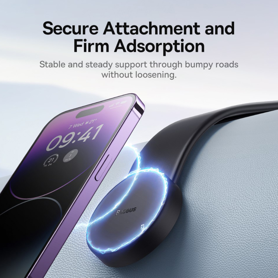 Baseus Tesla Dashboard Bendable Car Mount Magnetic Phone Holder