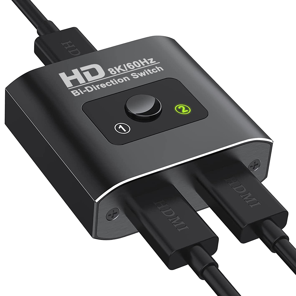 Ultra 8K HDMI 2.1 Switcher Splitter Adapter