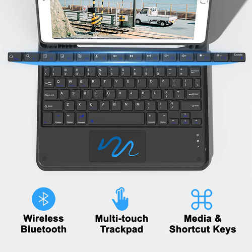 Wireless Bluetooth Touchpad Keyboard for Phone / Tablet / Laptop