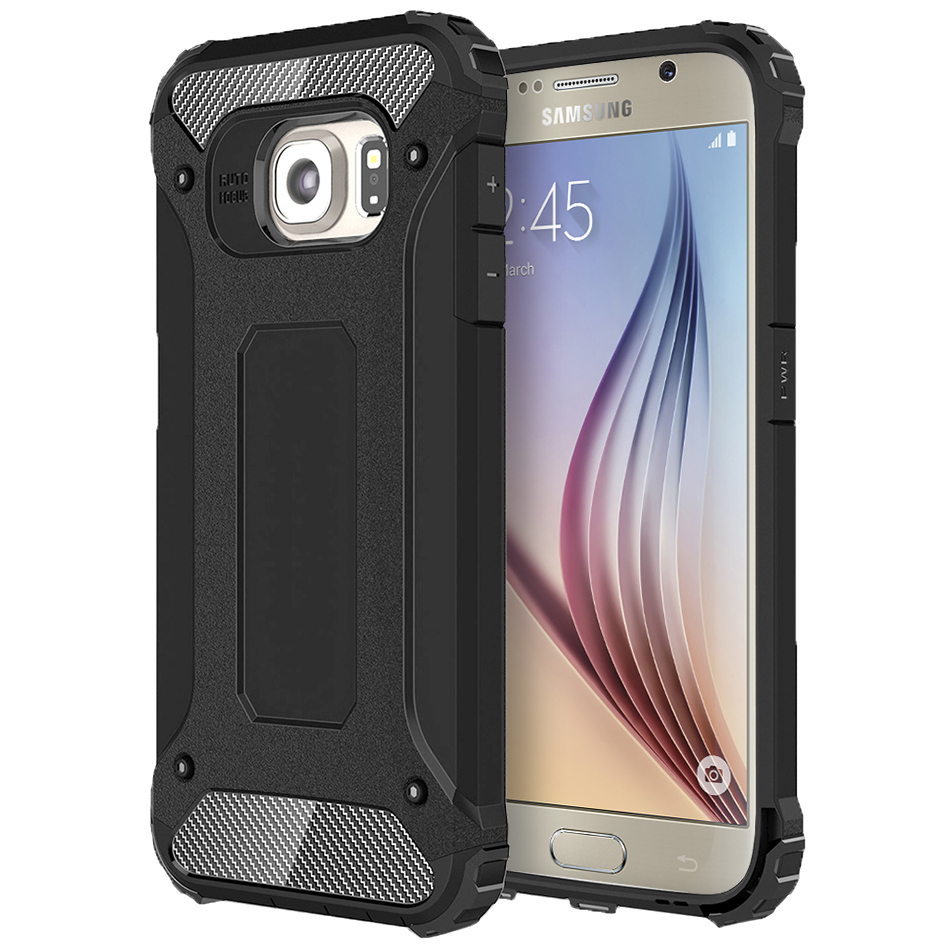 Military Defender Shockproof Case for Samsung Galaxy S6 (Black)