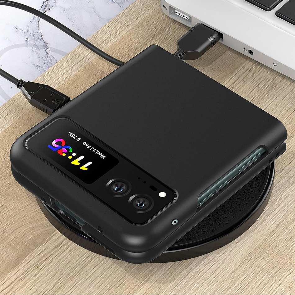 Slim Stealth Hard Case for Motorola Razr 40 (Black)