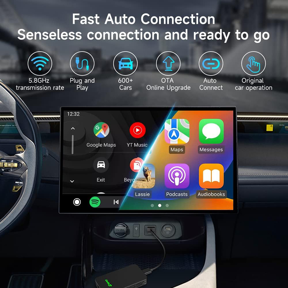 Carlinkit 5.0 2Air Wireless CarPlay / Android Auto Adapter