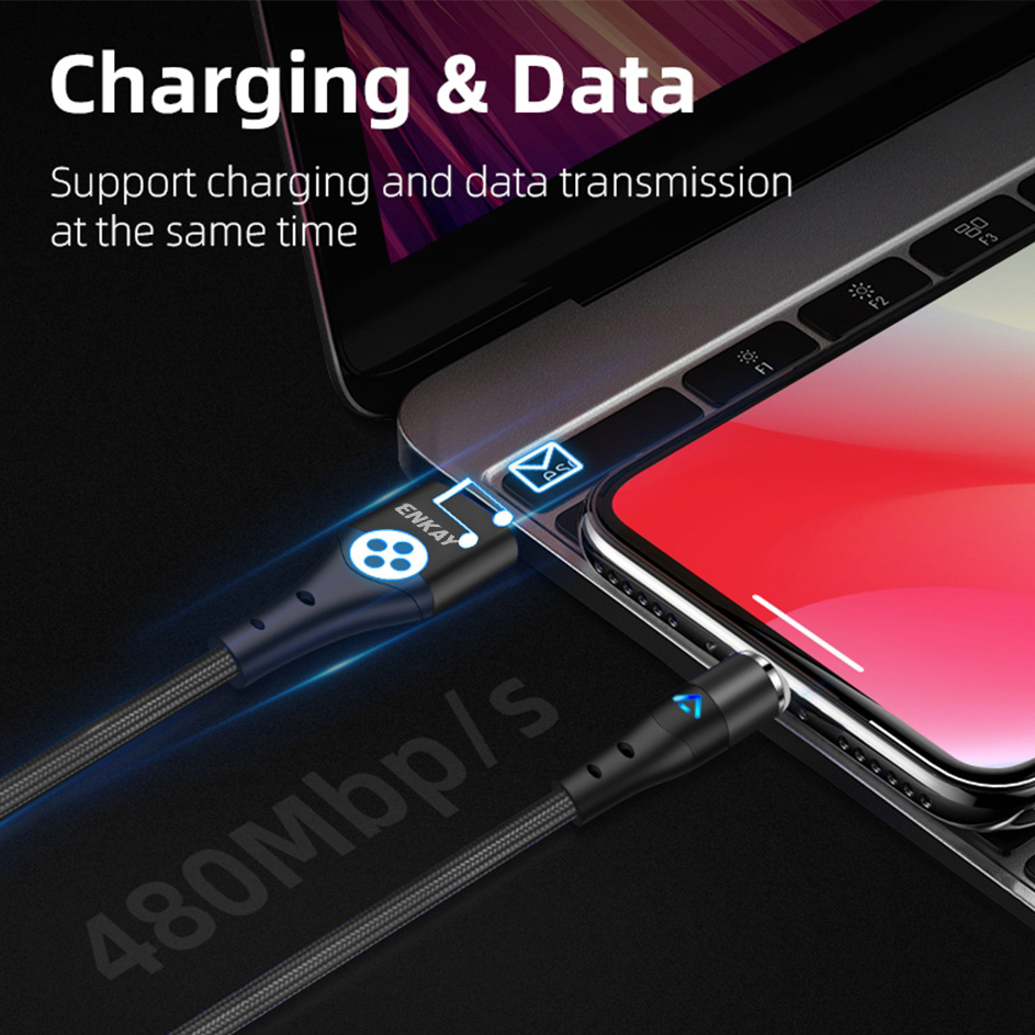 Enkay Lightning Magnetic Charging Cable for iPhone / iPad (1m)