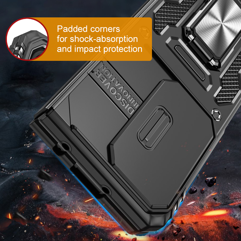 Slim Armour Shockproof Case for Samsung Galaxy Z Fold5 (Black)