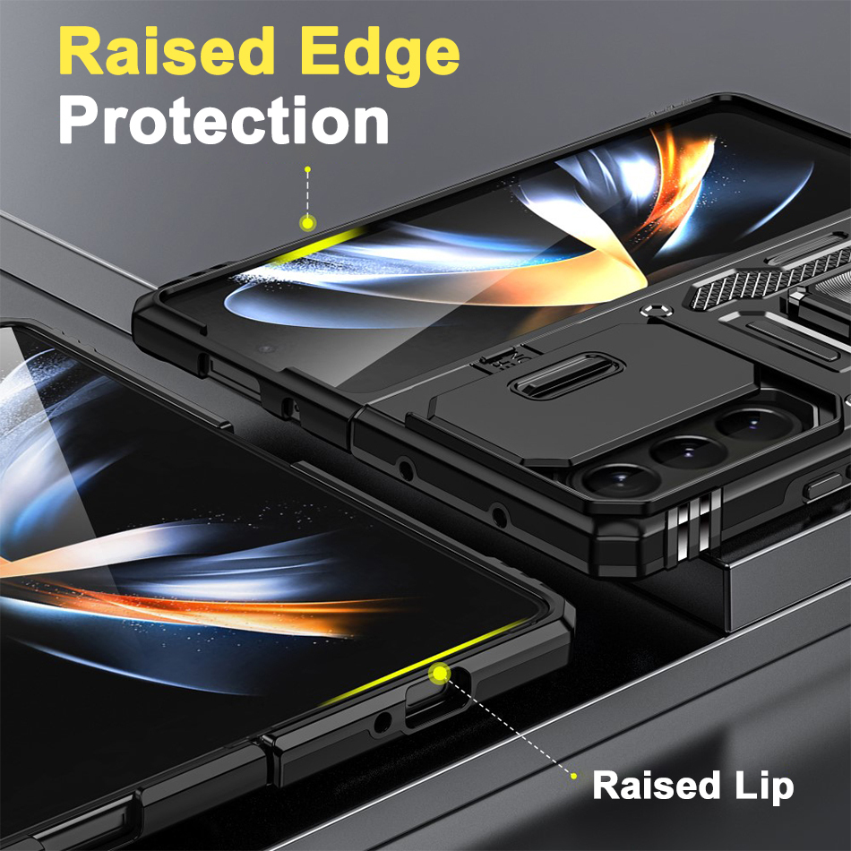 Slim Armour Shockproof Case for Samsung Galaxy Z Fold5 (Black)