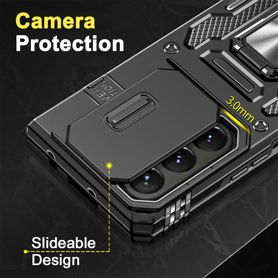 Slim Armour Shockproof Case for Samsung Galaxy Z Fold5 (Black)