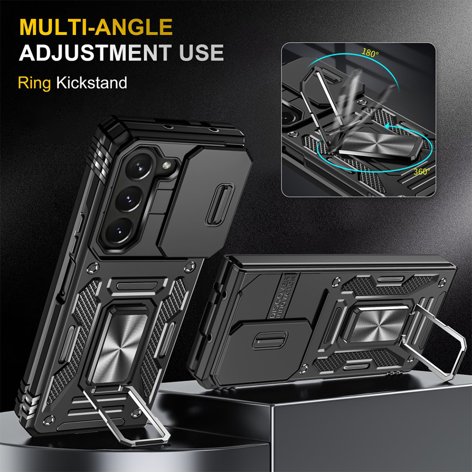 Slim Armour Shockproof Case for Samsung Galaxy Z Fold5 (Black)