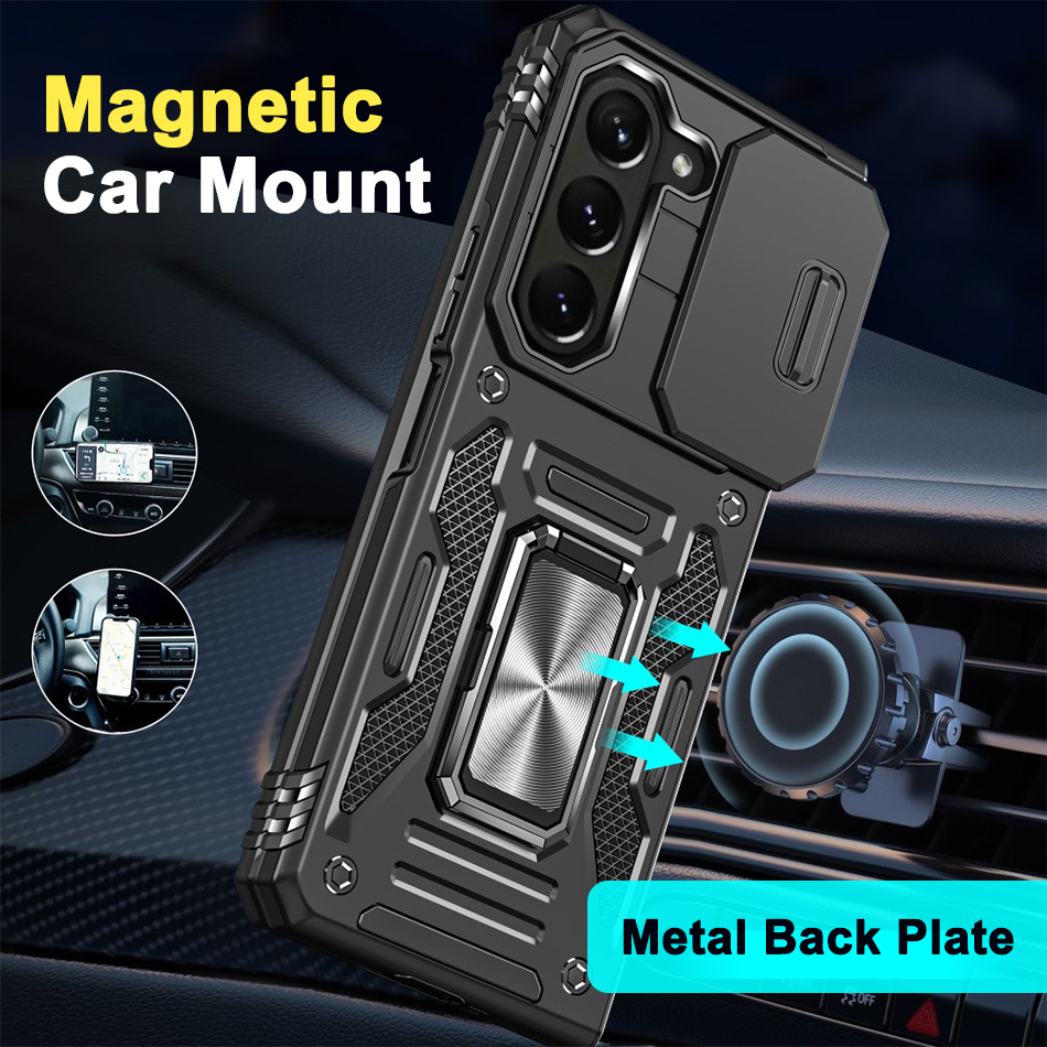 Slim Armour Shockproof Case for Samsung Galaxy Z Fold5 (Black)