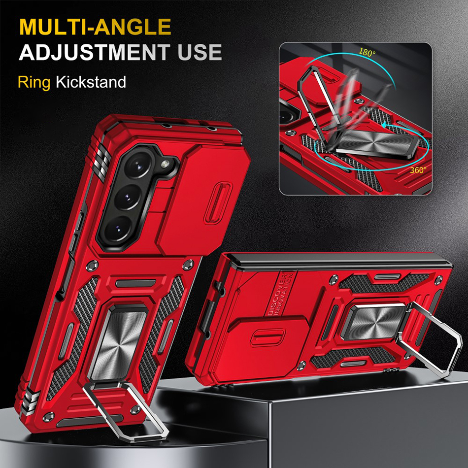 Slim Armour Shockproof Case for Samsung Galaxy Z Fold5 (Red)