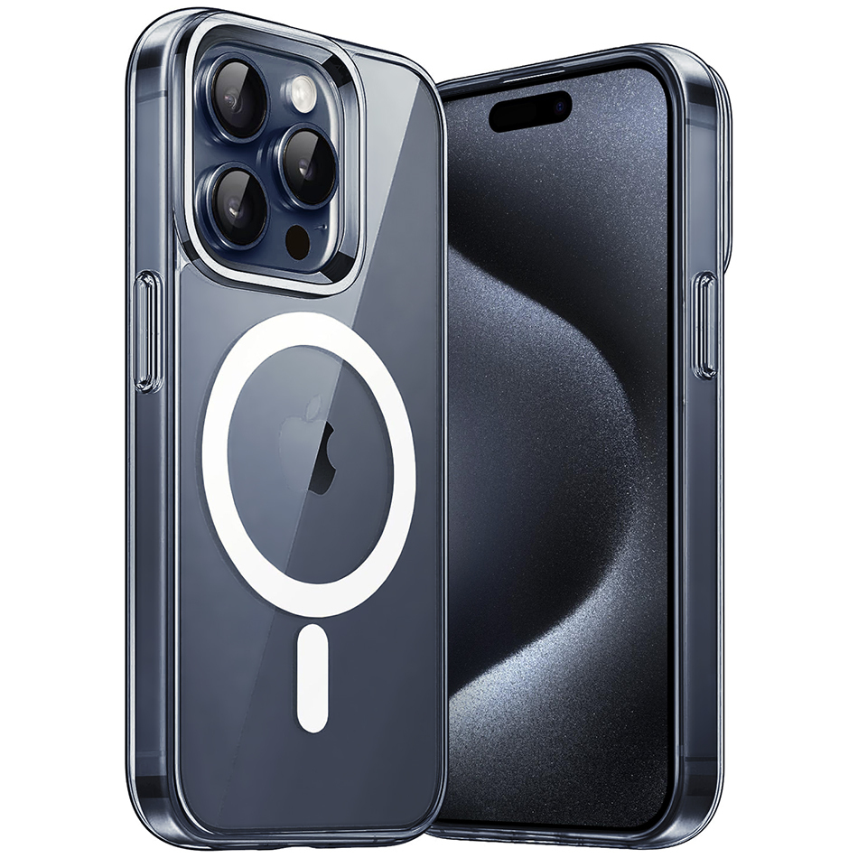 Hybrid Fusion MagSafe Case for Apple iPhone 15 Pro (Clear)