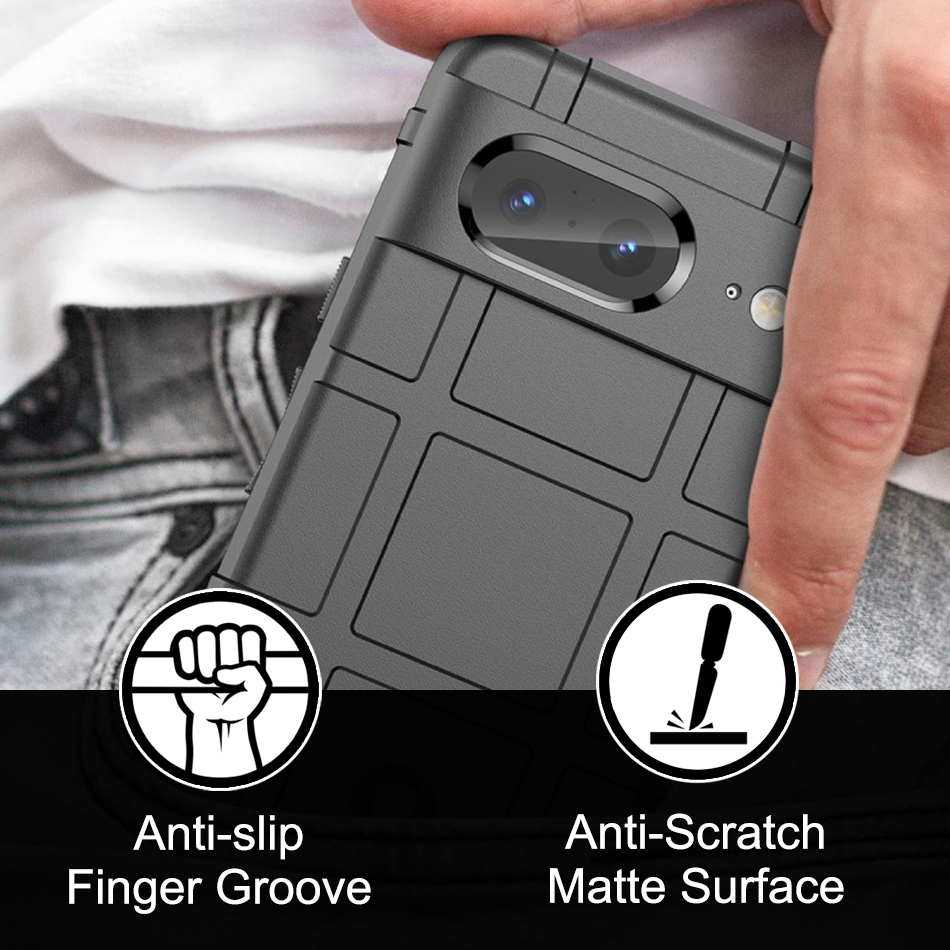 Anti-Shock Grid Texture Shockproof Case for Google Pixel 8