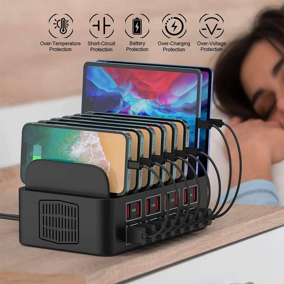 150W (16-Port) USB Charging Station for Mobile Phone / Tablet