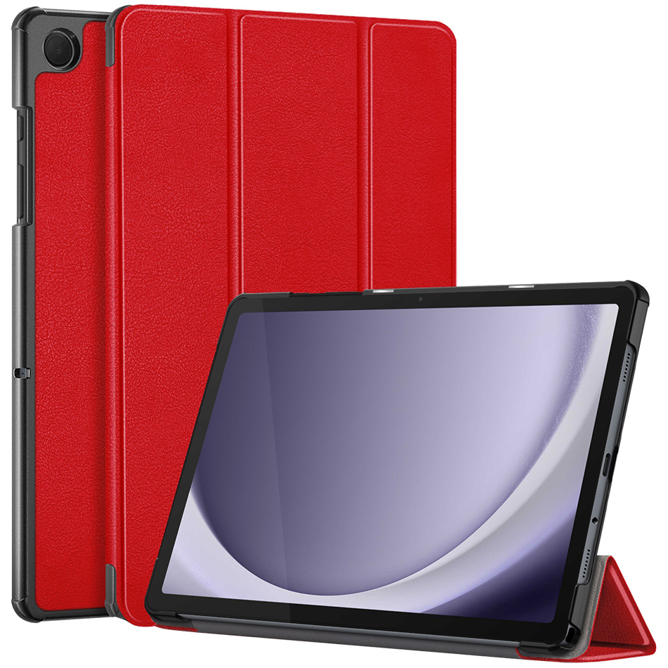 Trifold Smart Case Stand for Samsung Galaxy Tab A11+ / A9+ (Red)