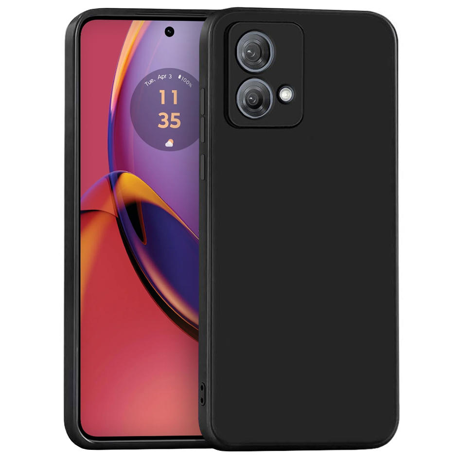 Flexi Stealth Silicone Case for Motorola Moto G84 (Black)