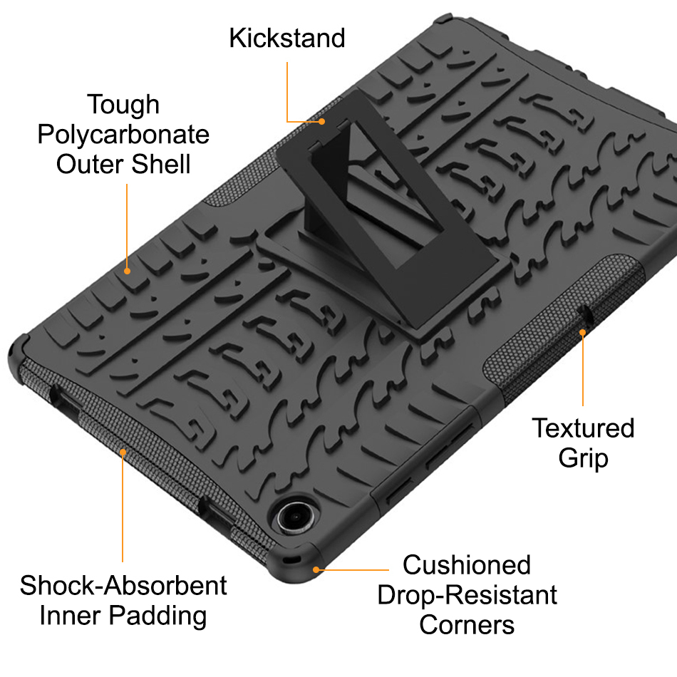 Dual Layer Tough Shockproof Case for Samsung Galaxy Tab A9+