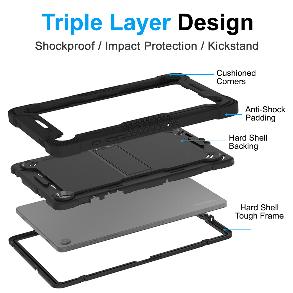 Dual Armour Heavy Duty Shockproof Case for Samsung Galaxy Tab A9+
