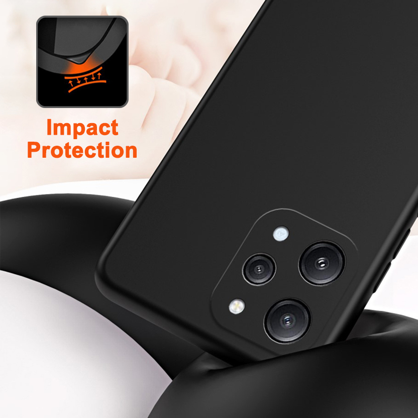 Flexi Stealth Silicone Case for Xiaomi Redmi 12 (Black)