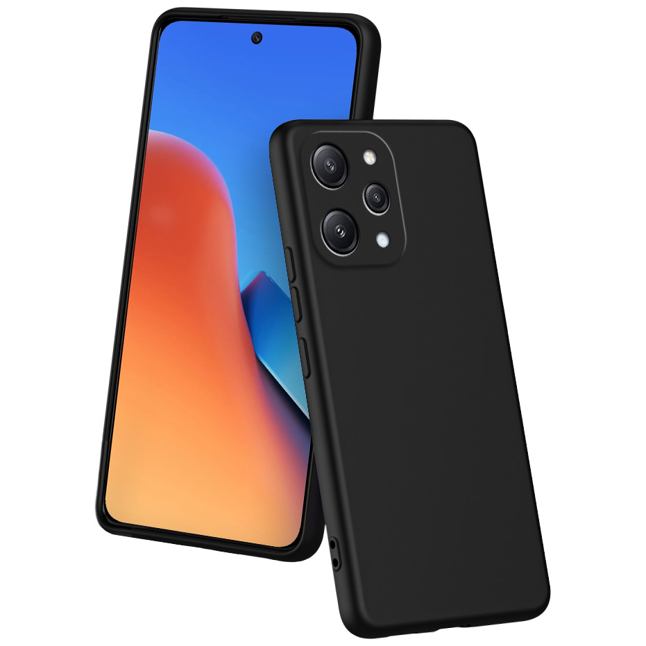 Flexi Stealth Silicone Case for Xiaomi Redmi 12 (Black)