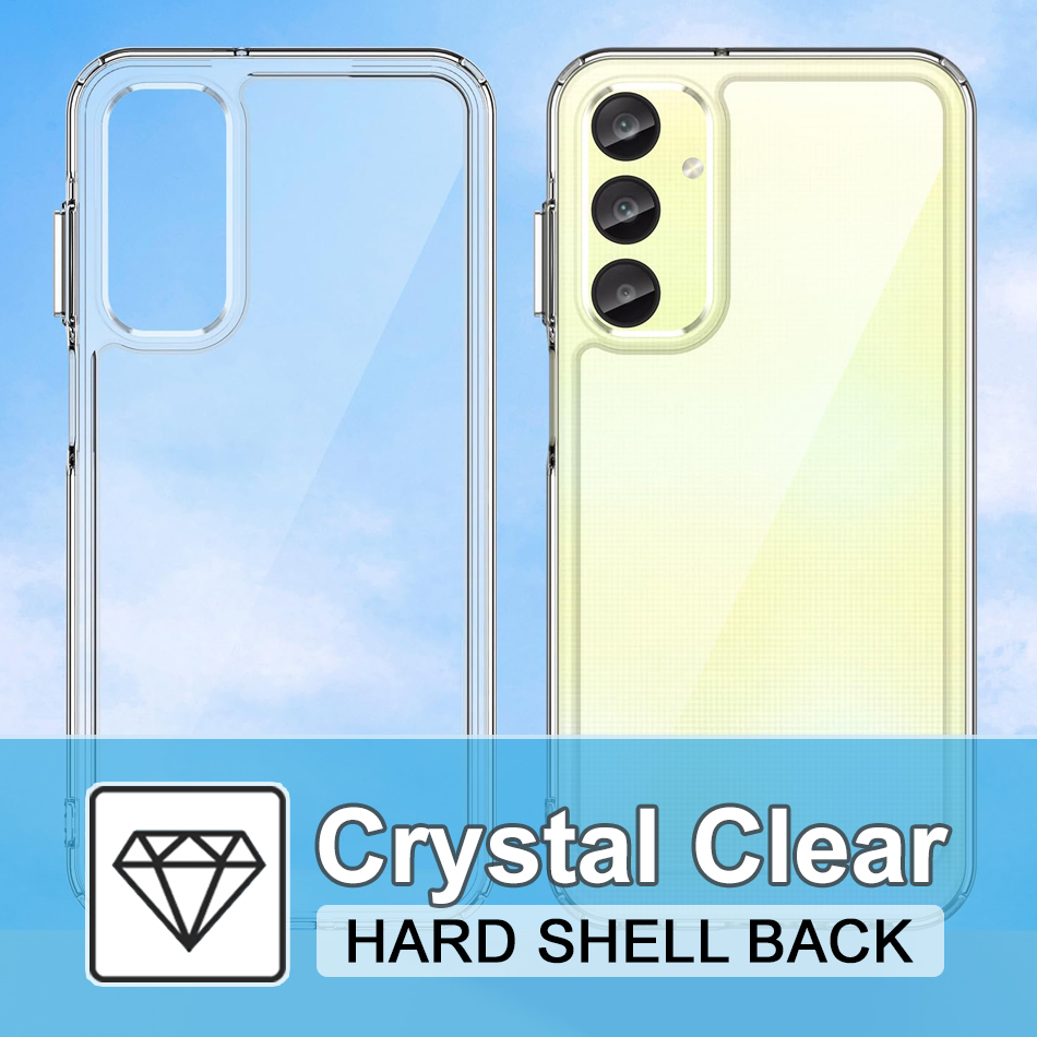 Hybrid Acrylic Shockproof Case for Samsung Galaxy A25 5G (Clear)