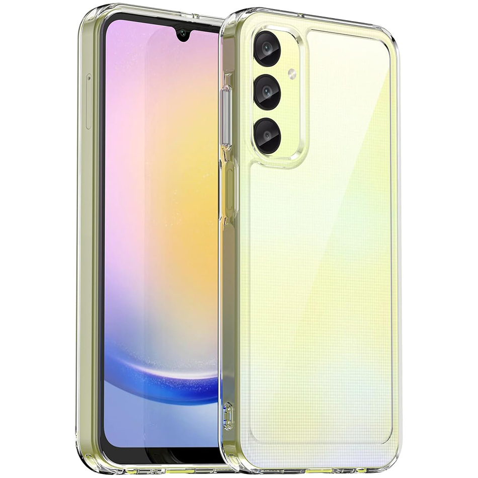 Hybrid Acrylic Shockproof Case for Samsung Galaxy A25 5G (Clear)