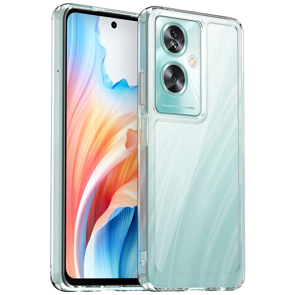 Hybrid Acrylic Shockproof Case for Oppo A79 5G (Clear)