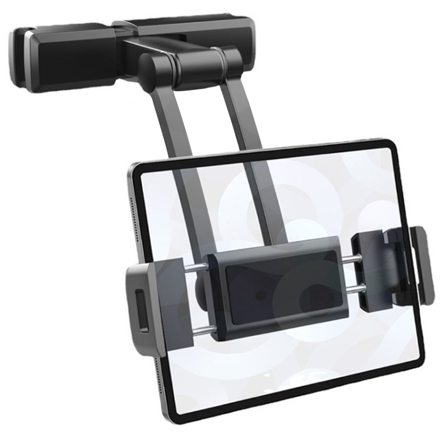 Heavy Duty Car Headrest Mount Tablet Holder (Extendable) for iPad