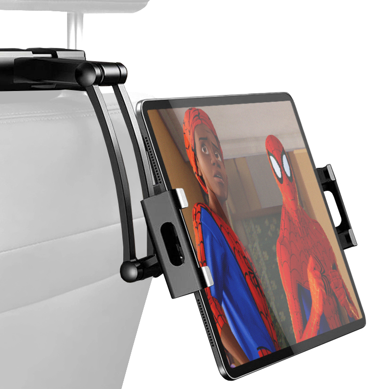 Heavy Duty Car Headrest Mount Tablet Holder (Extendable) for iPad