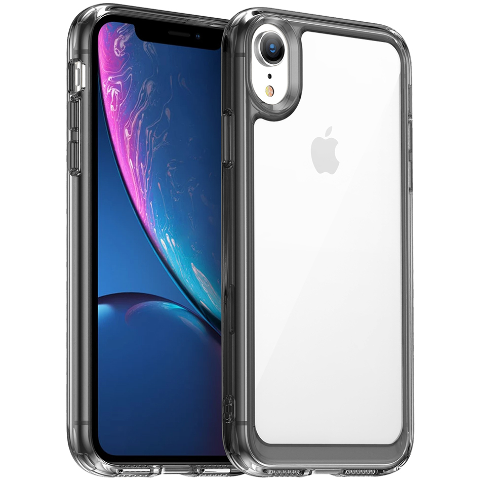 Hybrid Acrylic Shockproof Case for Apple iPhone XR (Black)