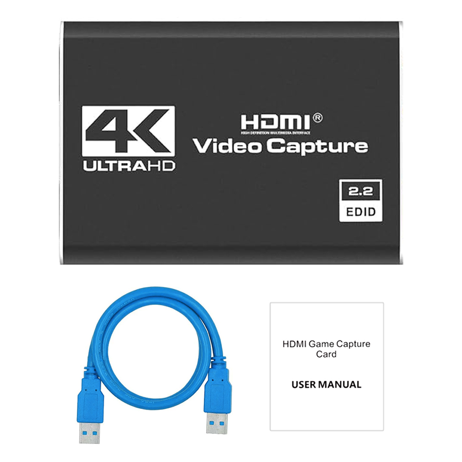 4K HDMI Audio Video Capture Card / Game Recording Live Streaming