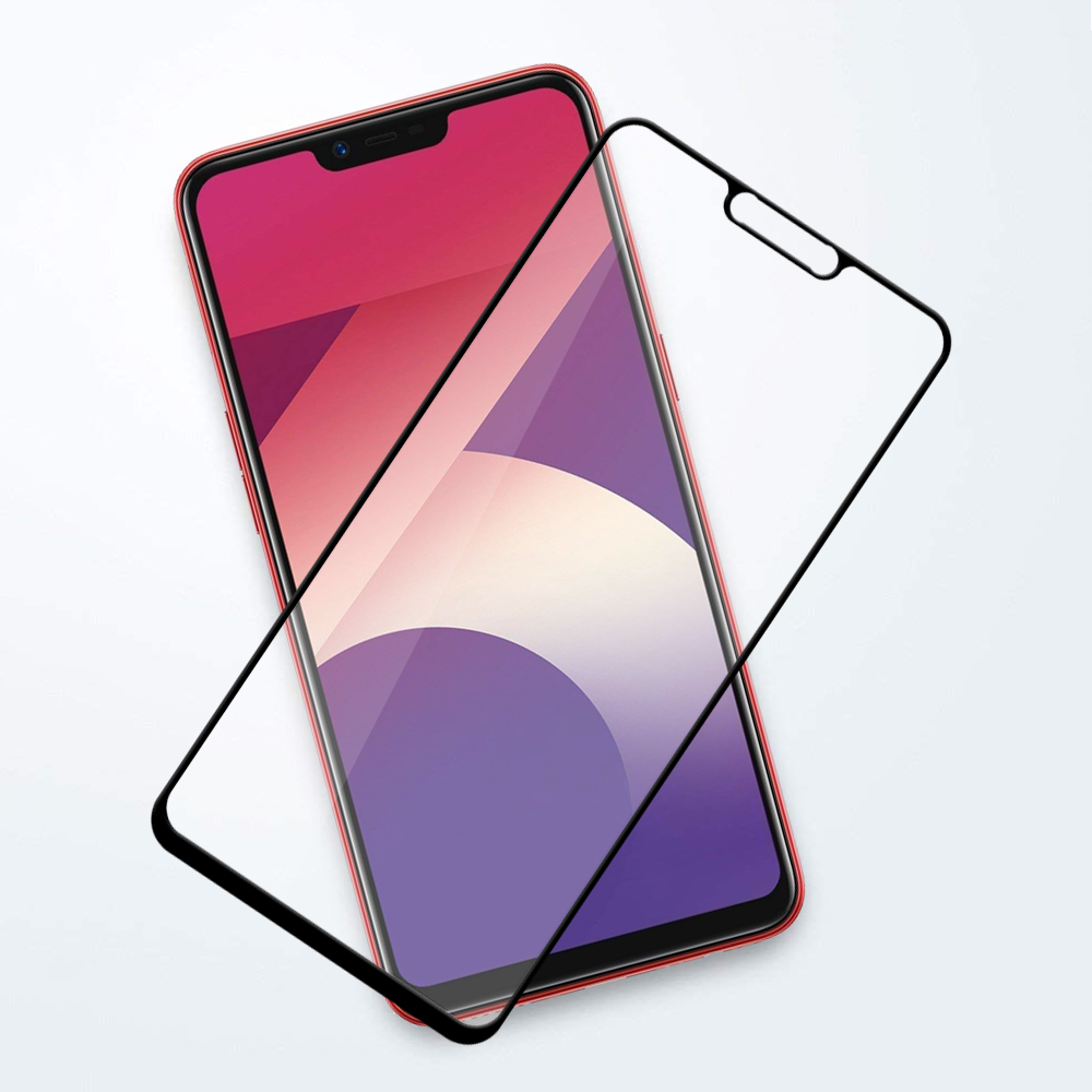 Full Coverage Tempered Glass Screen Protector for Oppo A3s / AX5