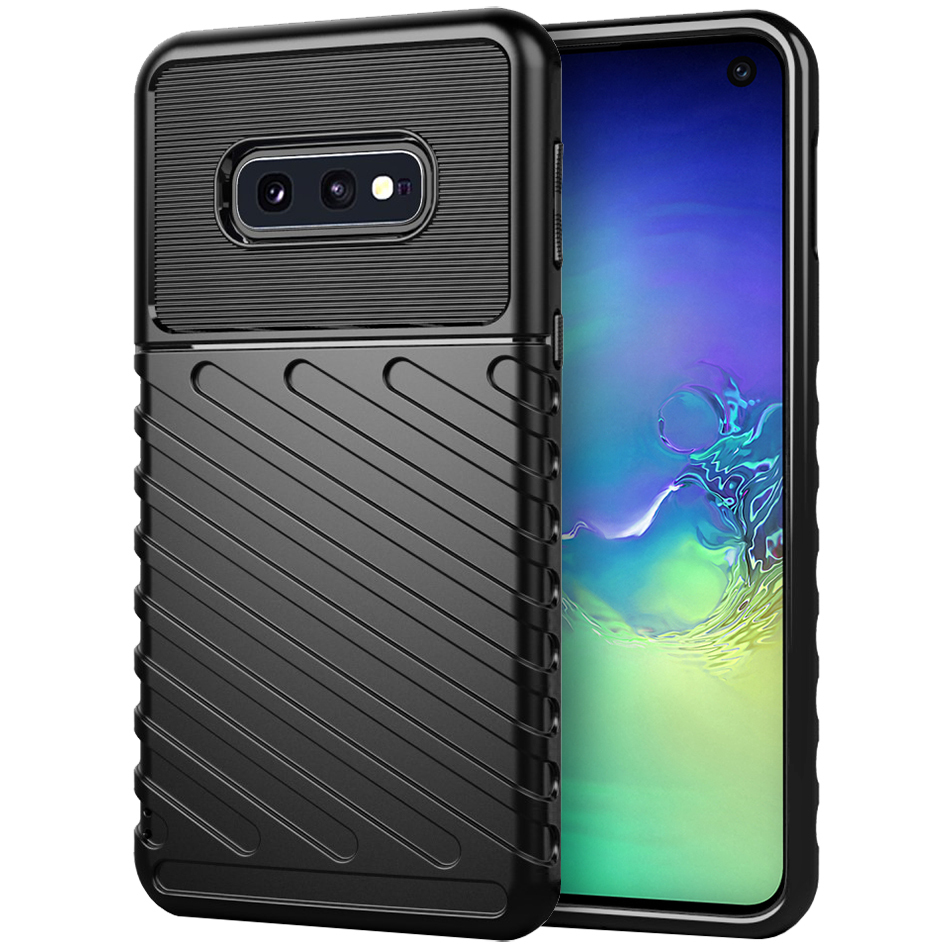Flexi Thunder Shockproof Case for Samsung Galaxy S10e (Black)