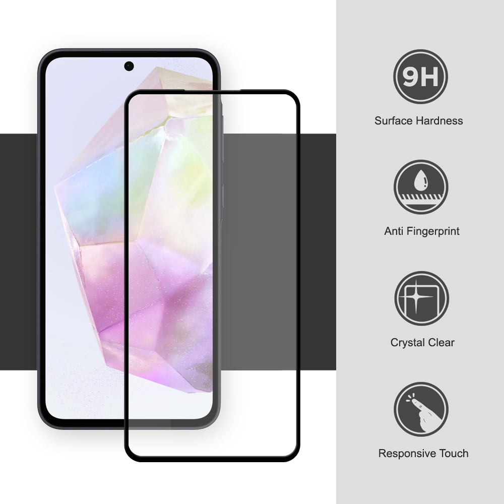 Full Tempered Glass Screen Protector for Samsung Galaxy A35 5G