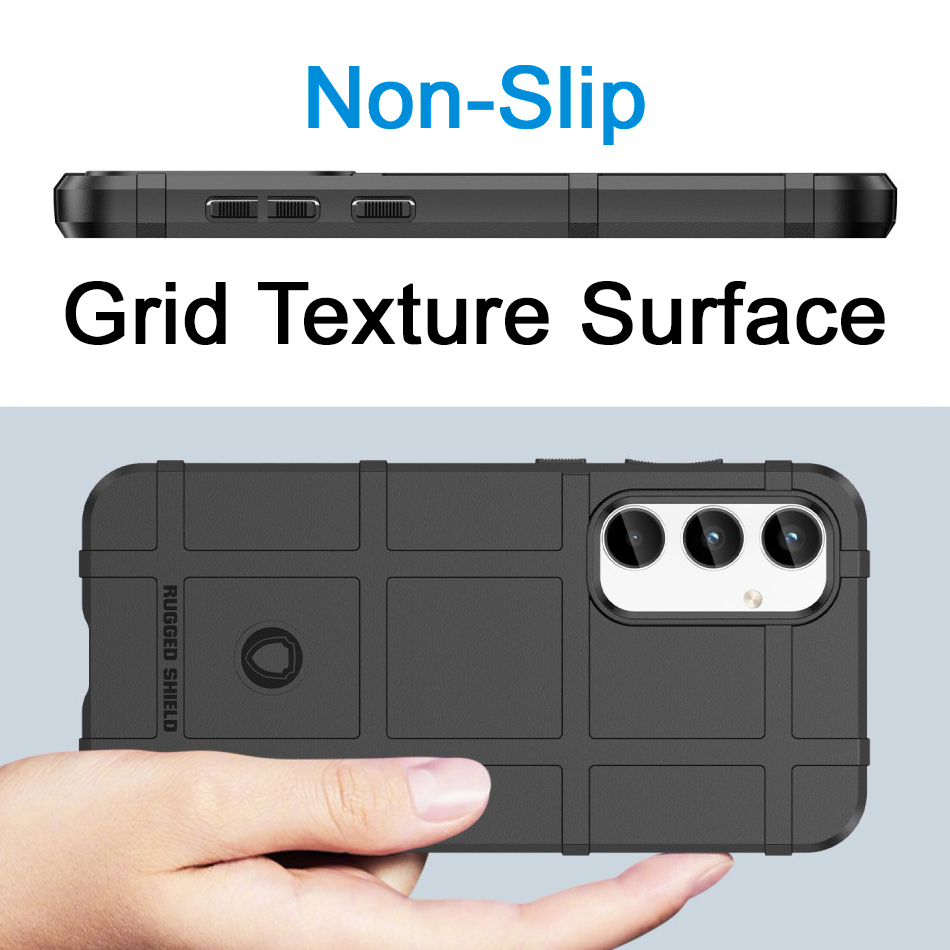 Anti-Shock Grid Texture Shockproof Case for Samsung Galaxy A55 5G