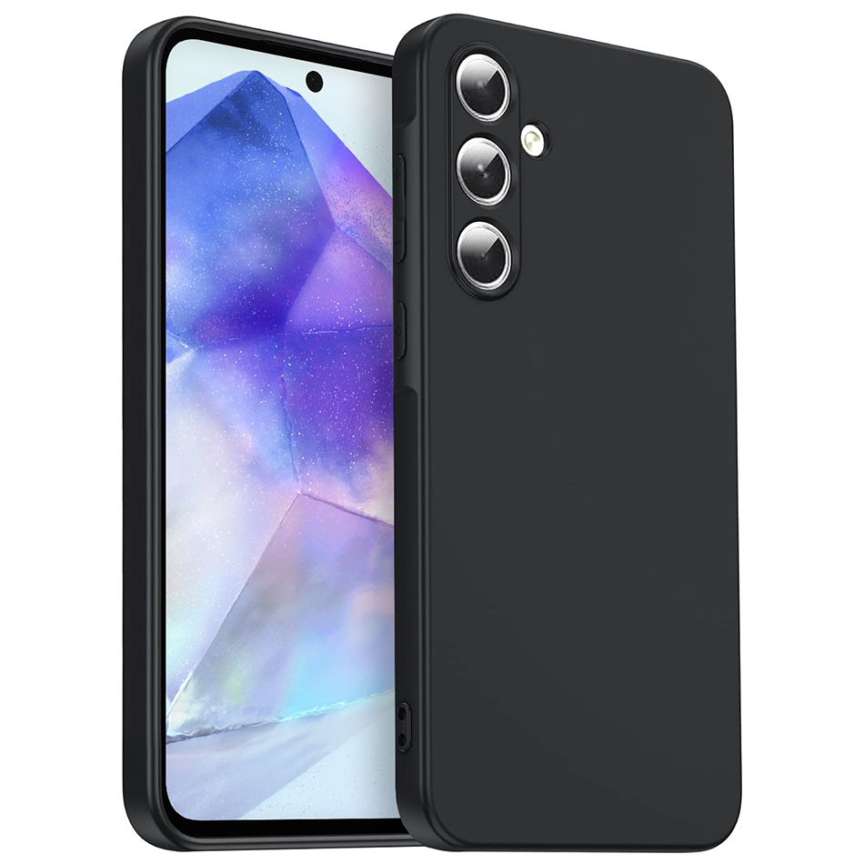 Flexi Stealth Silicone Case for Samsung Galaxy A55 5G (Black)