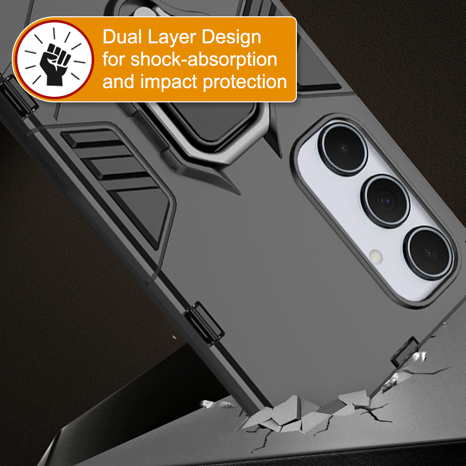 Slim Armour Shockproof Case for Samsung Galaxy A55 5G (Black)