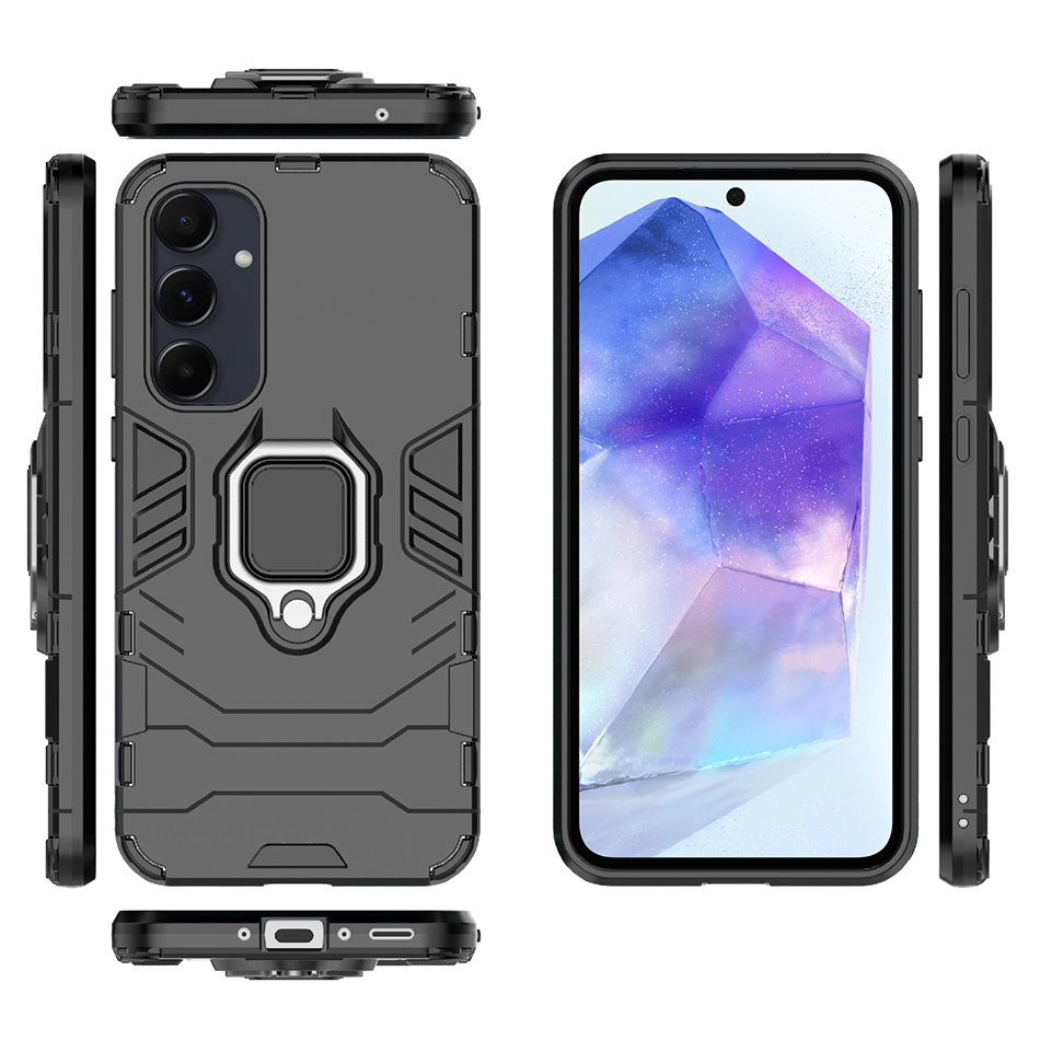 Slim Armour Shockproof Case for Samsung Galaxy A55 5G (Black)