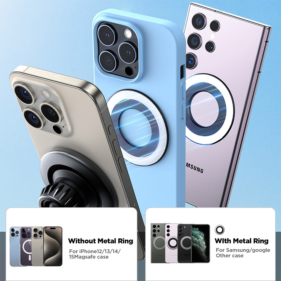 Joyroom (MagSafe) Magnetic Ring Suction Cup Car Mount Holder