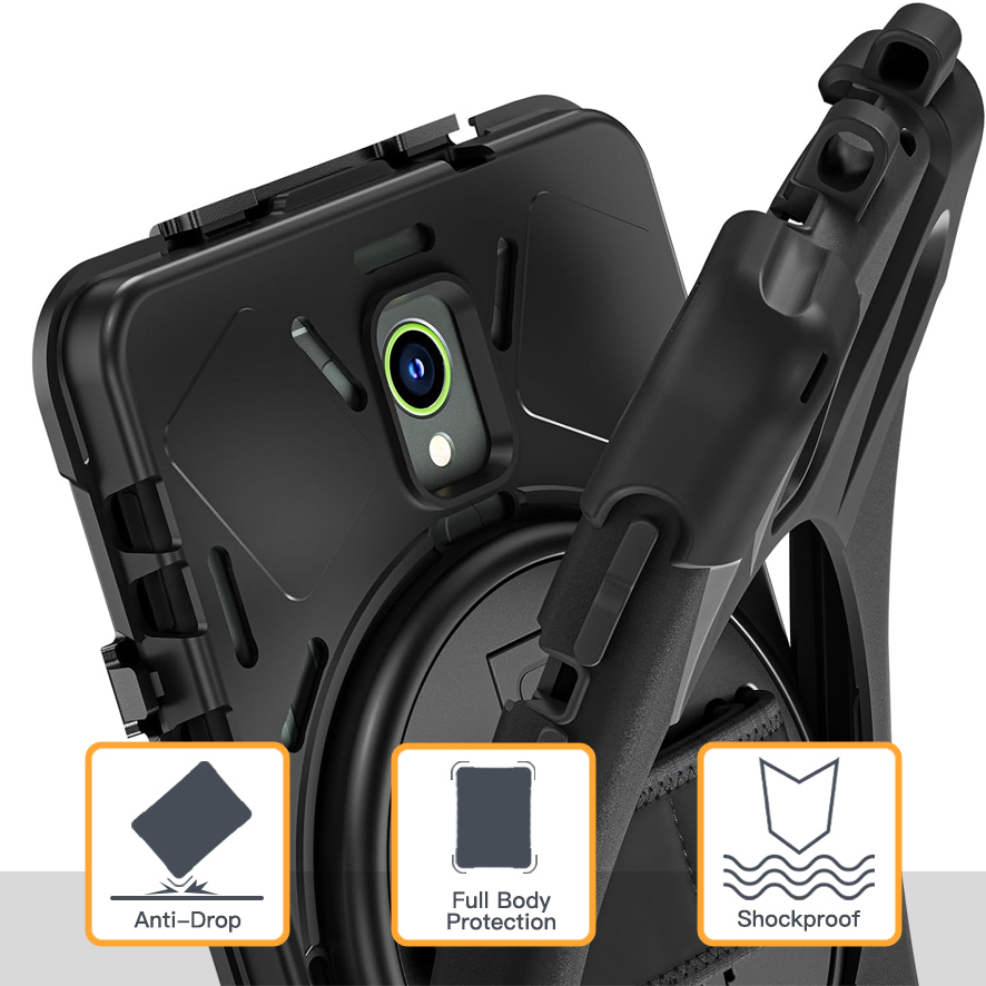 360 Hand Holder Shockproof Case for Samsung Galaxy Tab Active5