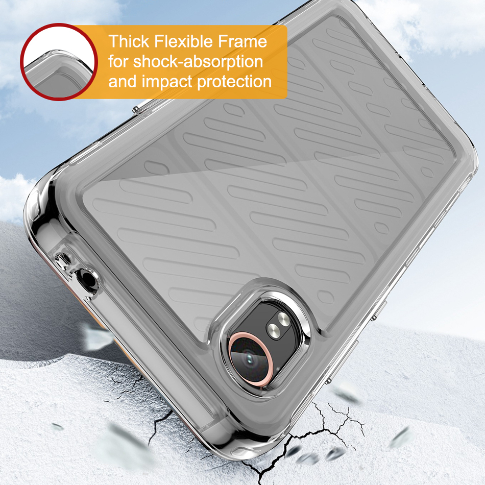 Hybrid Acrylic Shockproof Case for Samsung Galaxy XCover7 (Clear)