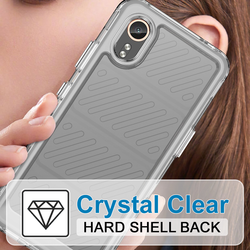 Hybrid Acrylic Shockproof Case for Samsung Galaxy XCover7 (Clear)