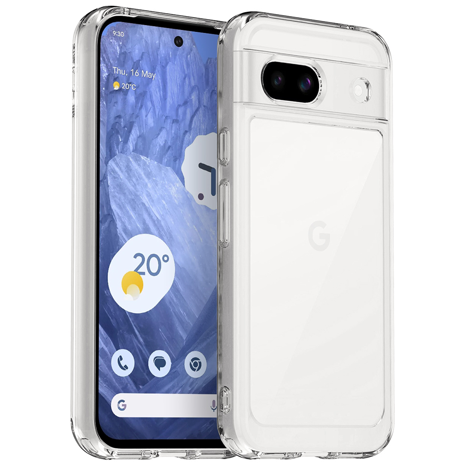 Hybrid Acrylic Shockproof Case for Google Pixel 8a (Clear)