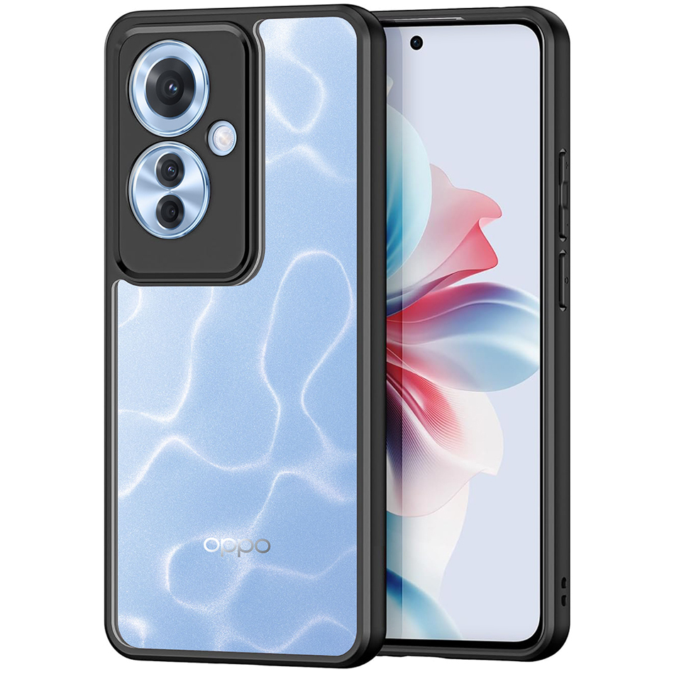 Hybrid Fusion Shockproof Case for Oppo Reno11 F (Black)