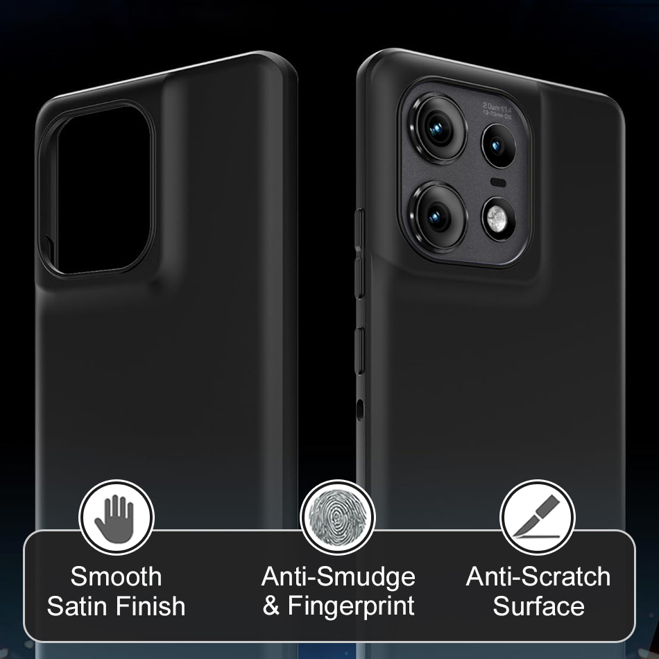 Flexi Slim Stealth Case for Motorola Edge 50 Pro (Black)