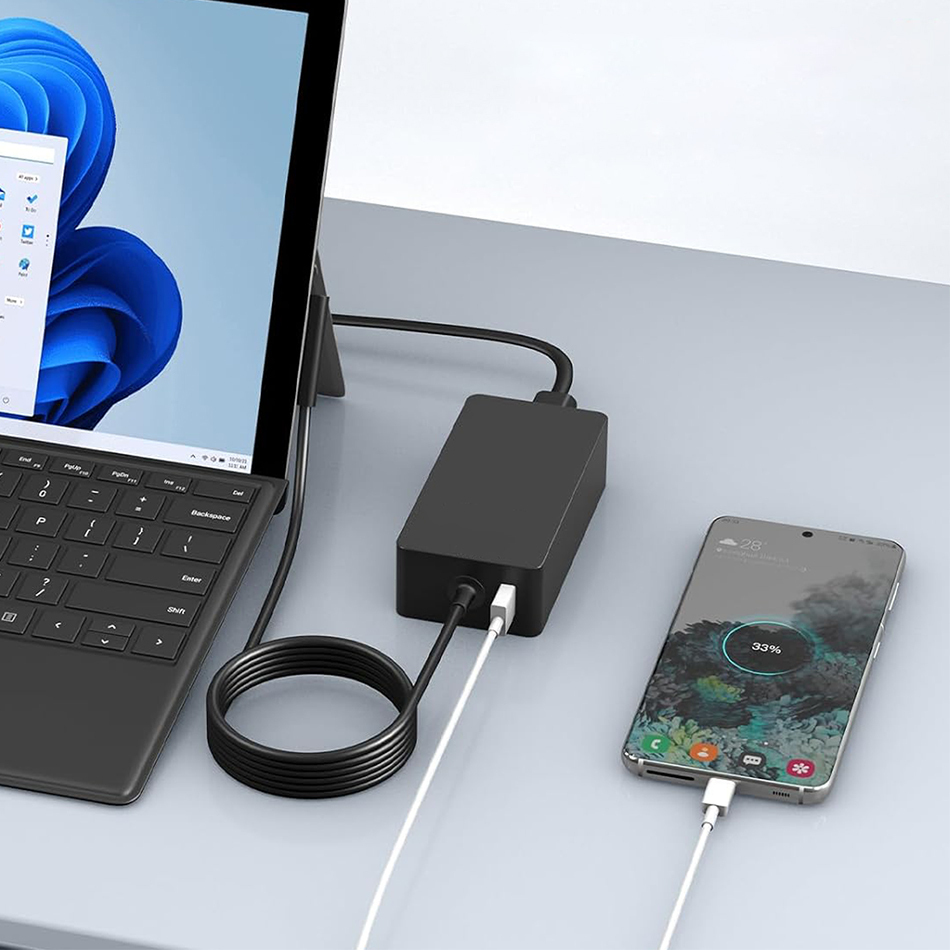 127W Power Adapter Charger for Microsoft Surface Laptop Studio