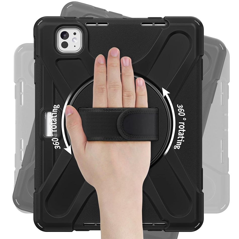 360 Hand Holder Shockproof Case for Apple iPad Pro 11-inch (M4)