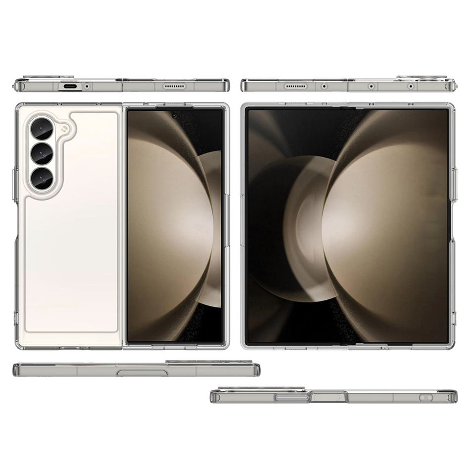Hybrid Acrylic Shockproof Case for Samsung Galaxy Z Fold6 (Clear)