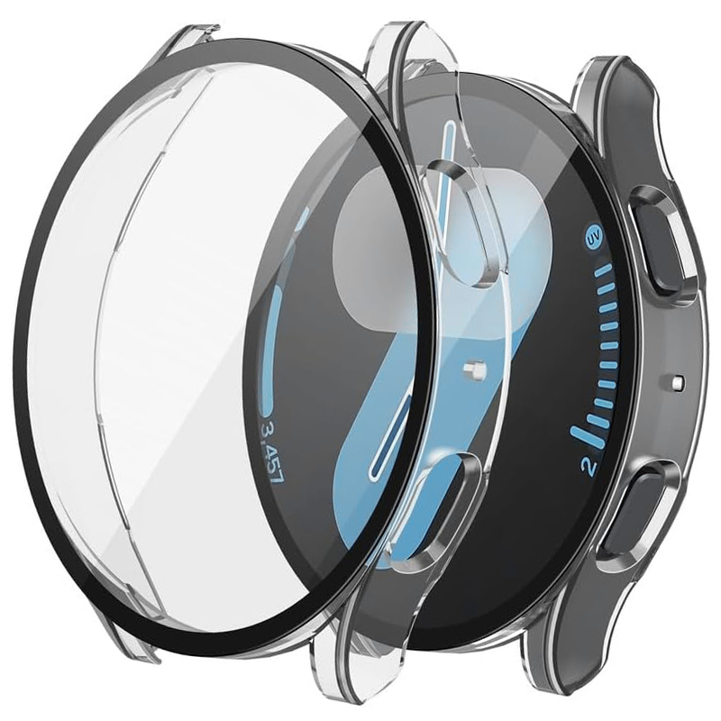 Anti-Scratch Hard Case for Samsung Galaxy Watch7 44mm (Clear)