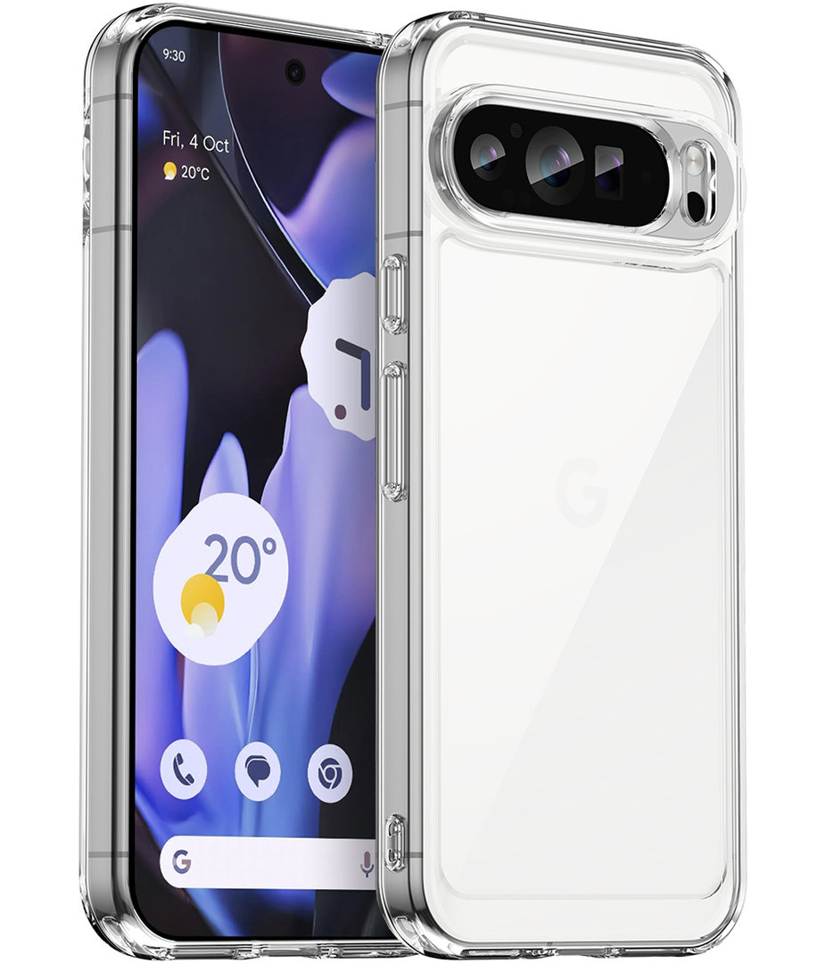 Hybrid Acrylic Shockproof Case for Google Pixel 9 Pro XL (Clear)