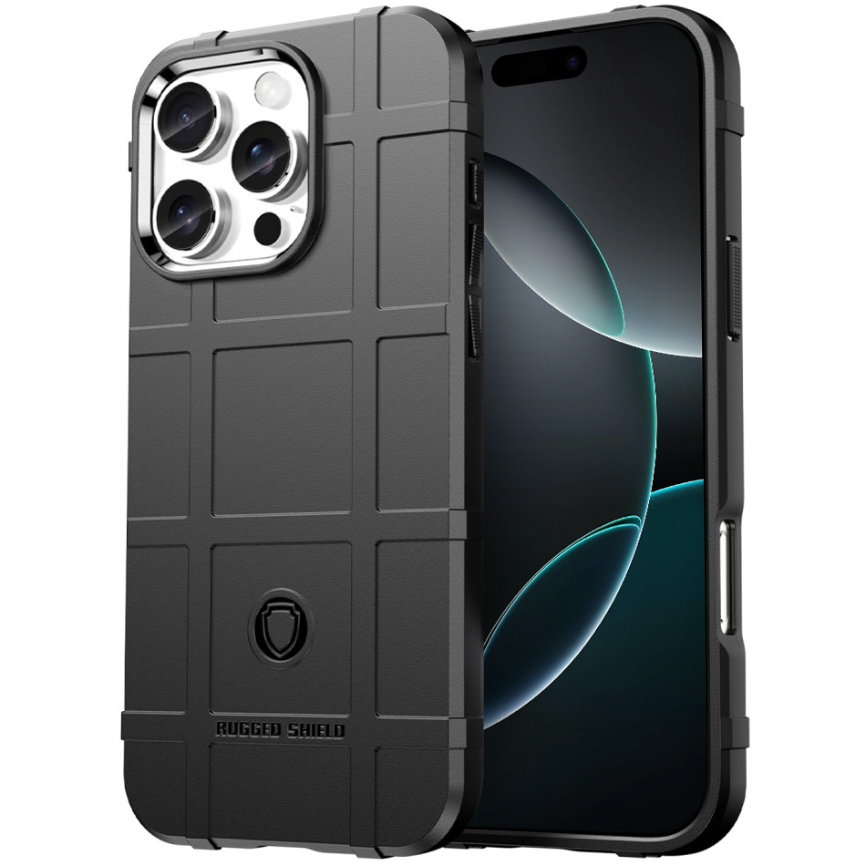 Anti-Shock Grid Texture Shockproof Case for Apple iPhone 16 Pro