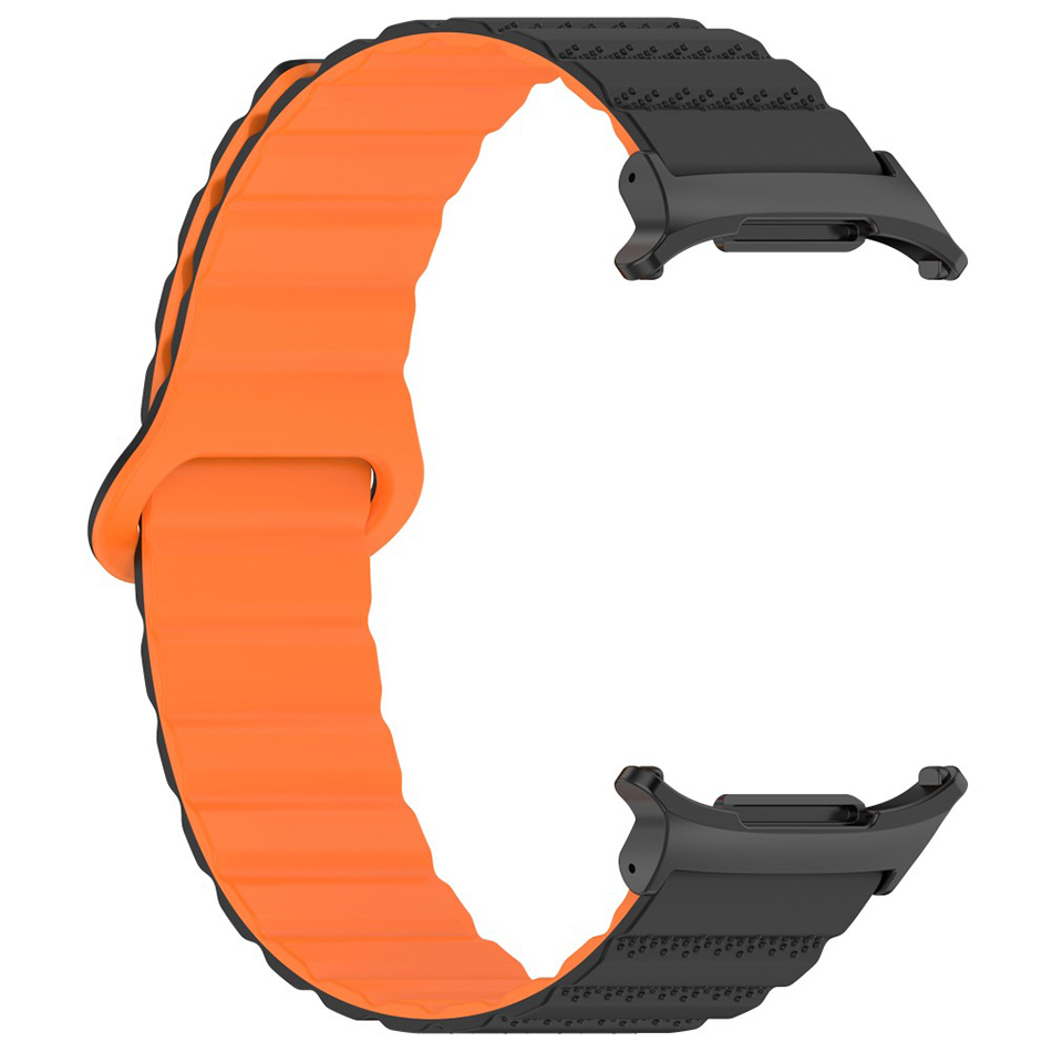 Magnetic Silicone Loop Band for Galaxy Watch Ultra 47mm (Orange)